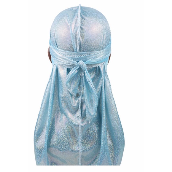 Accessories | Hologram Durag Blue | Poshmark